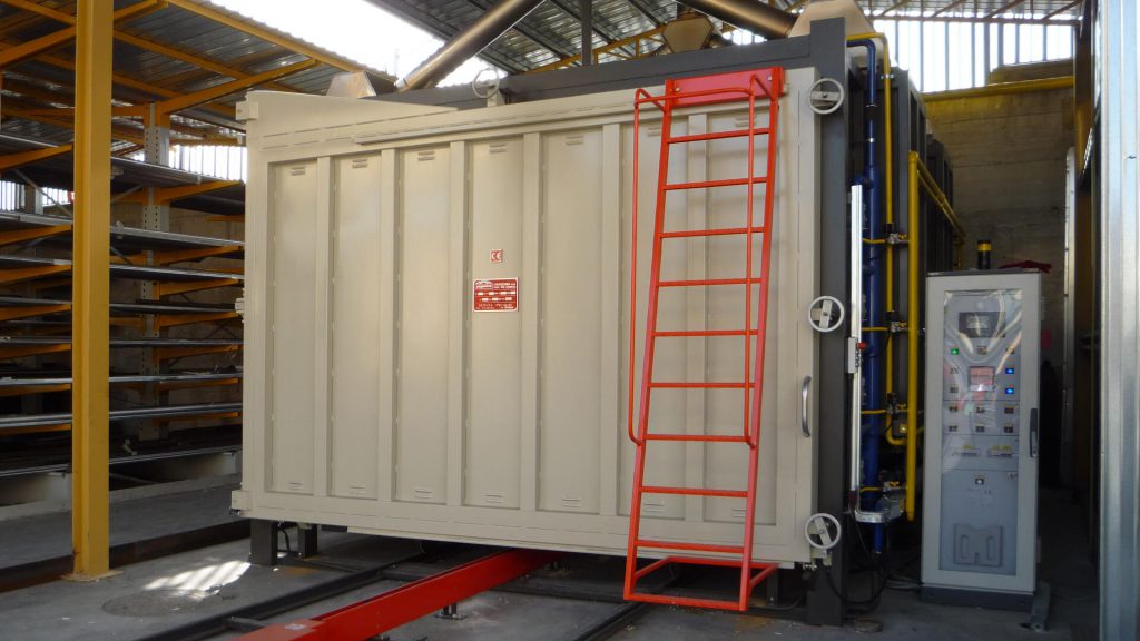 Car-bottom Furnace for Stress relieving of welded structures. Gas ...